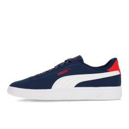 Puma Smash 3.0 Buck Shoes Youth Blue/Red (39203905) | Skipper Bar