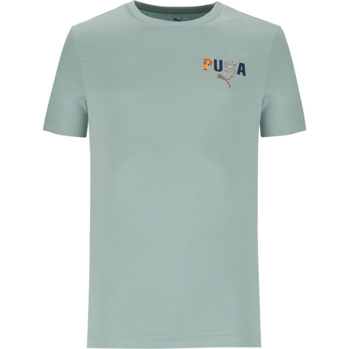 Skipper Bar Puma Graphic Colour Slim T-Shirt Mens Light Moss | Skipper ...