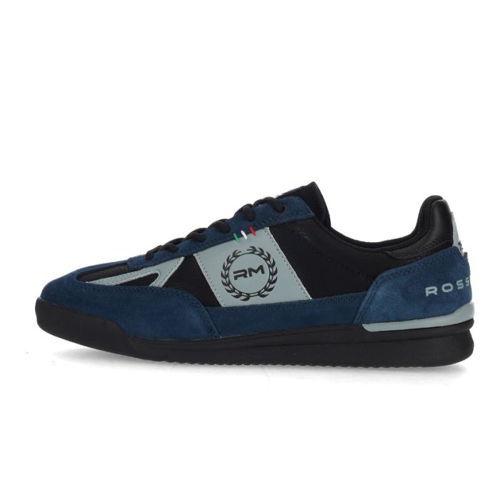 Rossimoda Arturo Shoes Men's Black/Blue | Skipper Bar