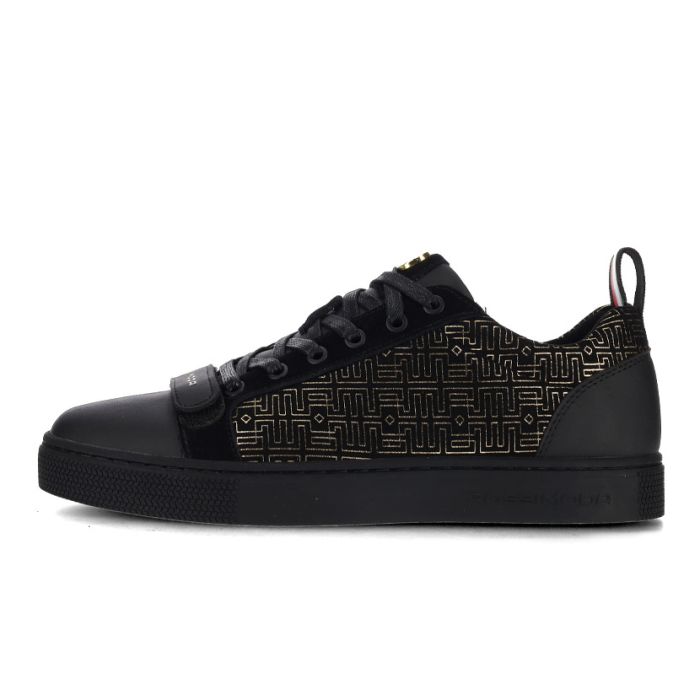 Rossimoda Leandro Alta Lo Shoes Mens Black/Gold | Luxury Streetwear ...