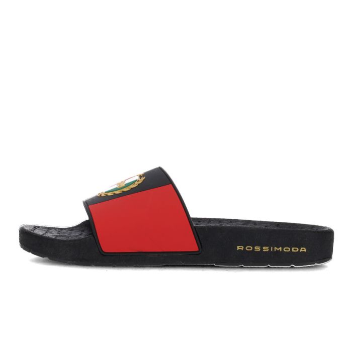 Rossimoda Carter Slides Mens Black/Multi | Casual Comfort | Skipperbar